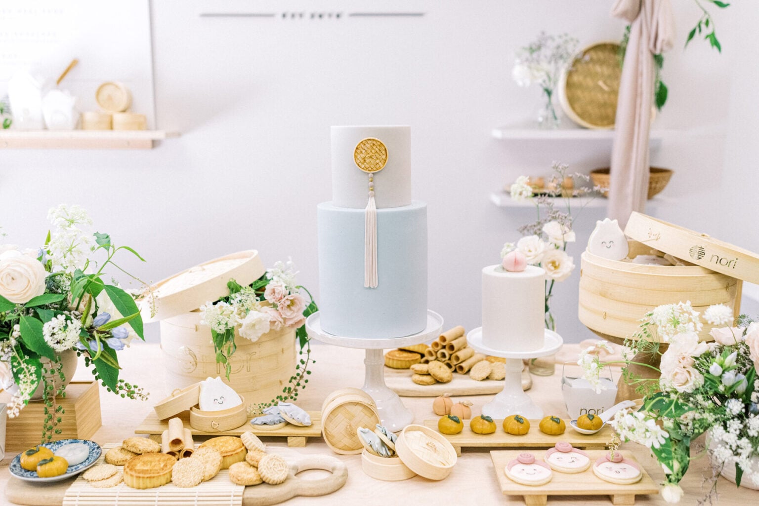 Baby girl Chinese food themed first birthday / 100 days party idea
