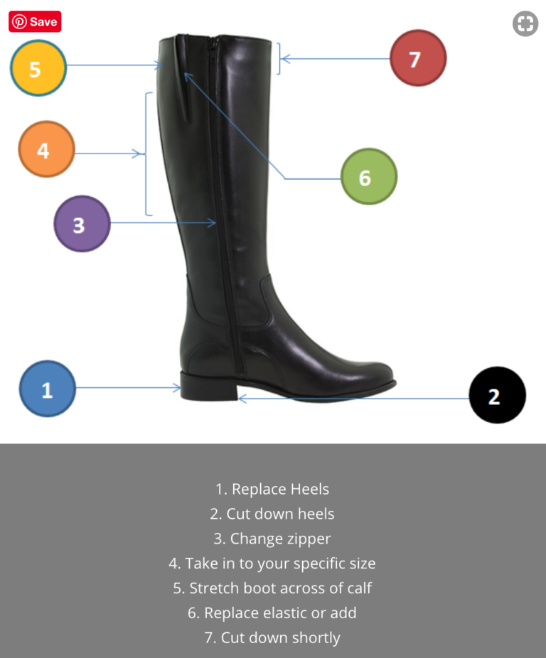 10 useful cobbler services including boot calf slimming and belt shortening
