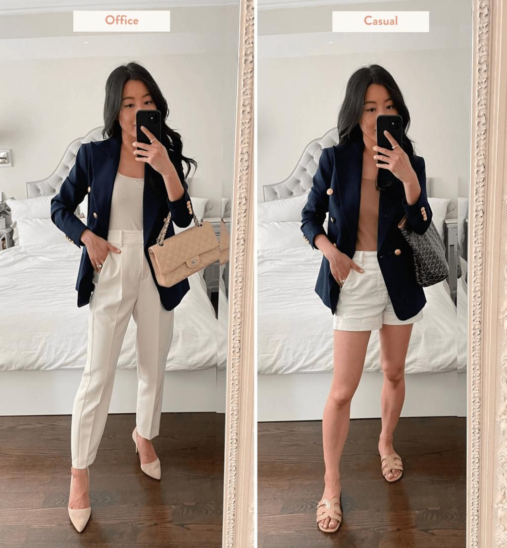 3 Casual to Business Office Outfits for Petites
