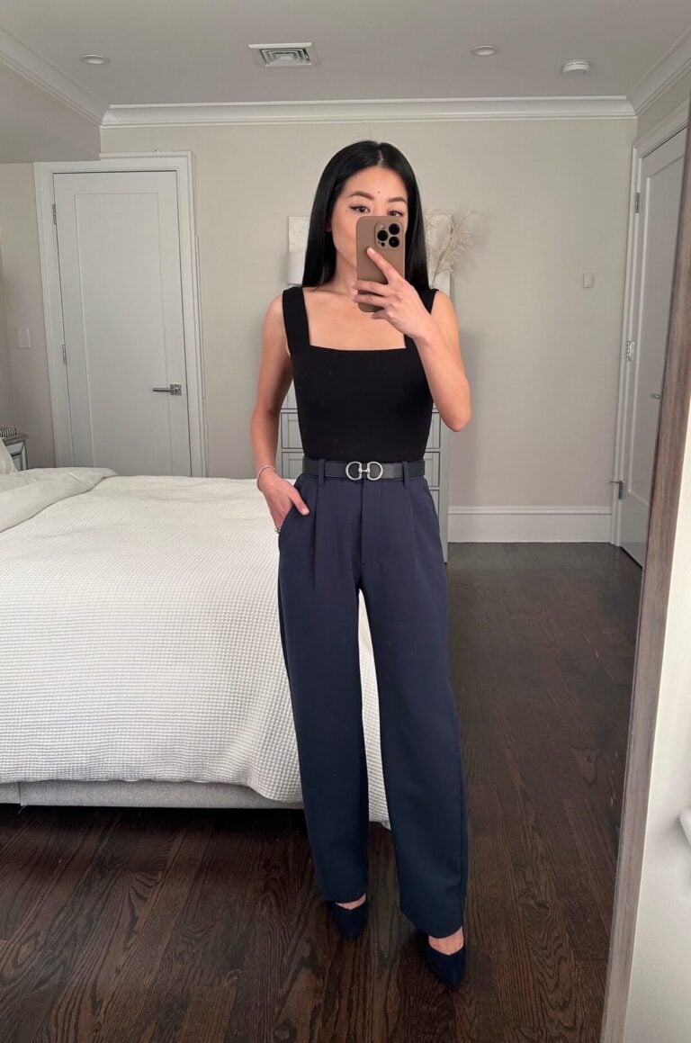 No Sew DIY Fix for too loose pants (how to make waist smaller)