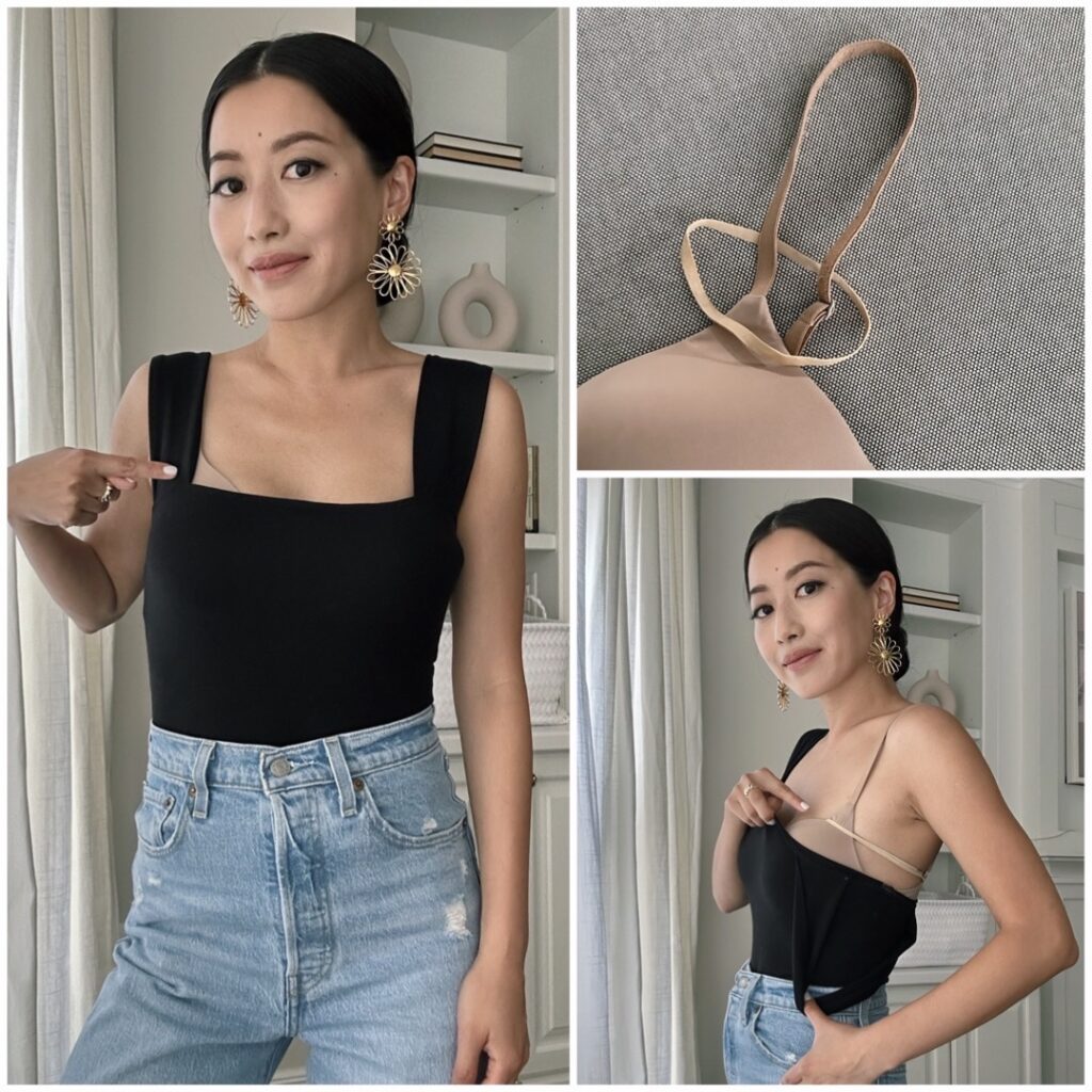 Bra Strap Hacks for Square Neck + Racer Back Tops