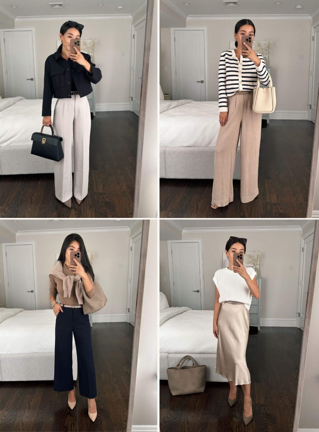 5 Fall Work Outfit Ideas, Petite Friendly Jackets